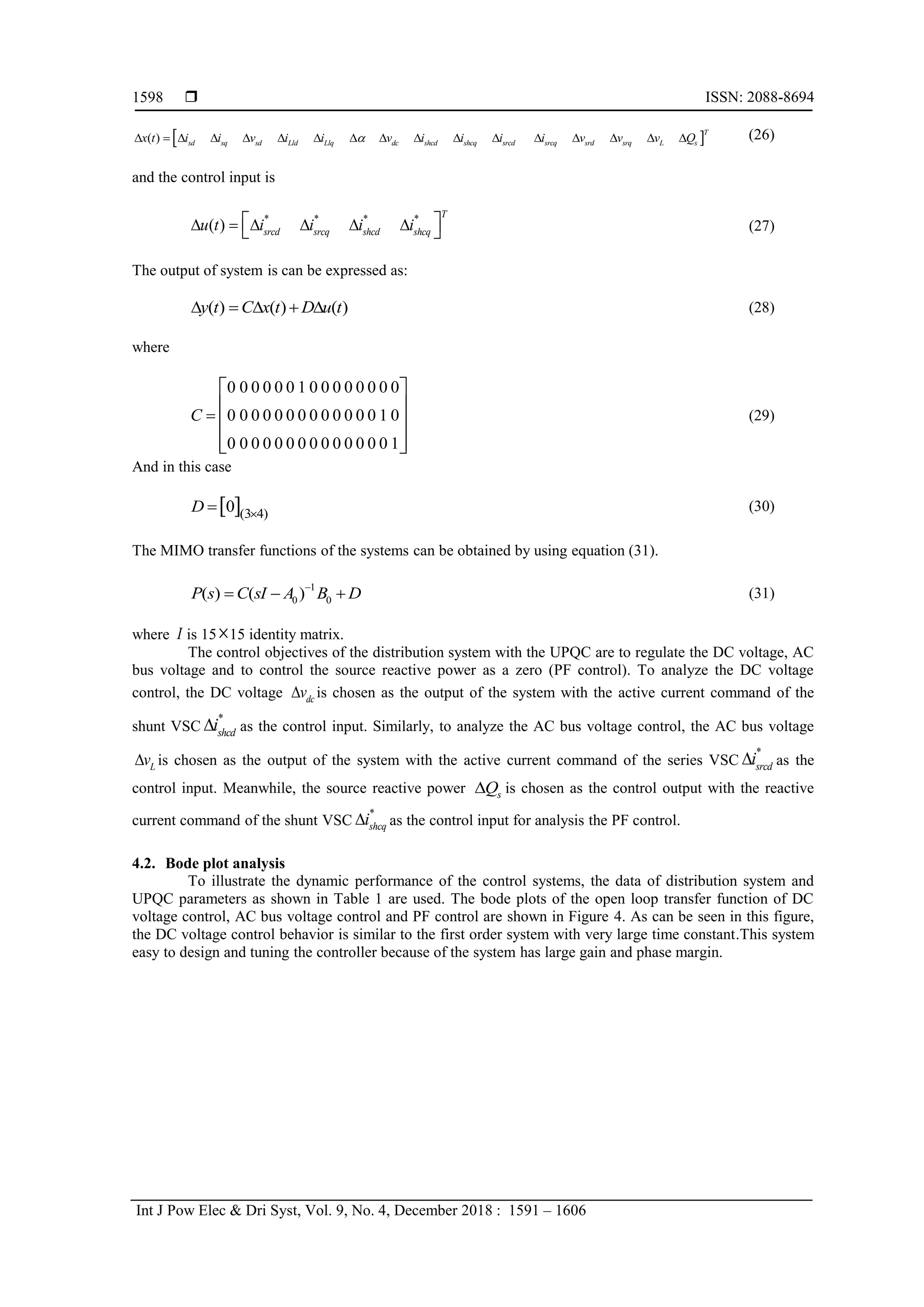 Controller Design of UPQC for Enhancing Power Quality in Distribution ...