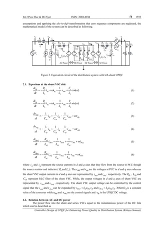 Controller Design of UPQC for Enhancing Power Quality in Distribution ...