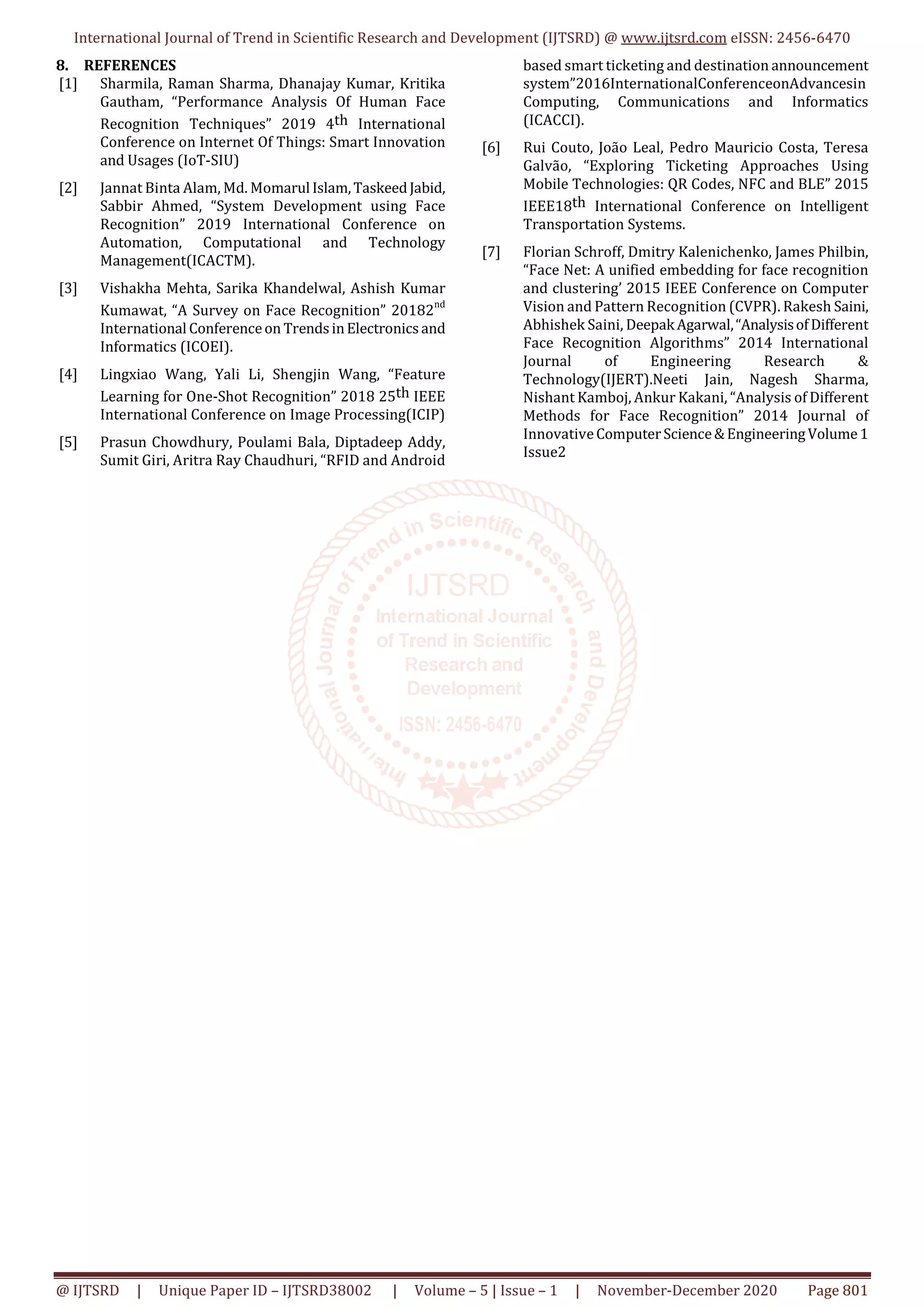 Smart Verification of Passenger using AI | PDF