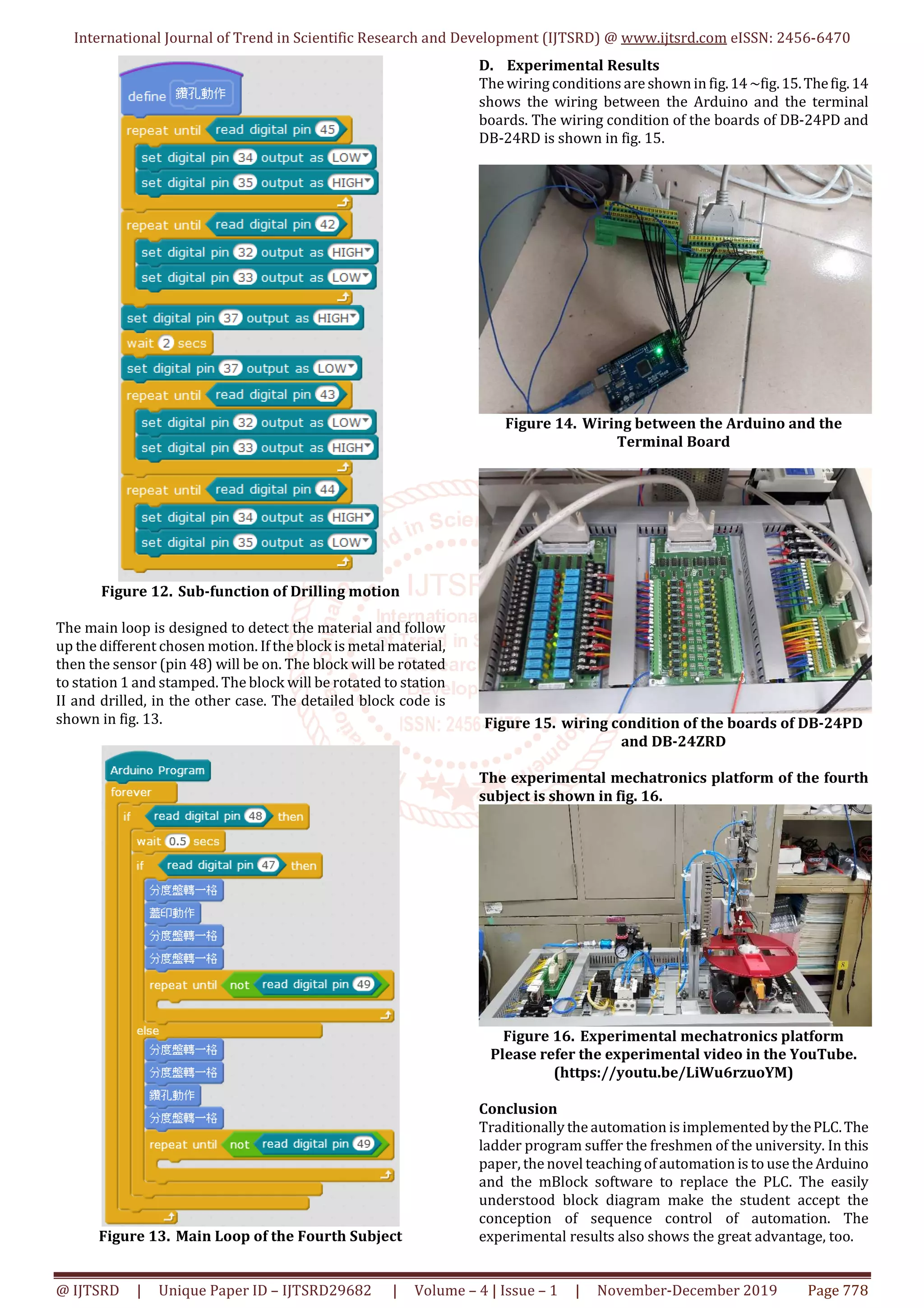Use Arduino and the Mblock as the Process Control of Innovation Study ...