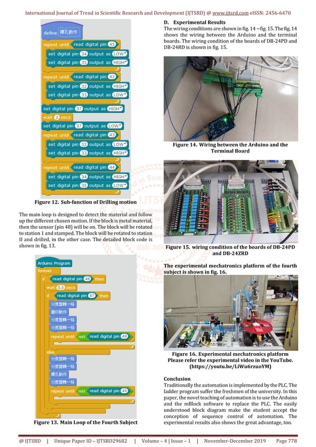 Use Arduino and the Mblock as the Process Control of Innovation Study ...