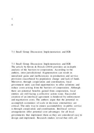 147-1 Small Group Discussion Implementation | PDF