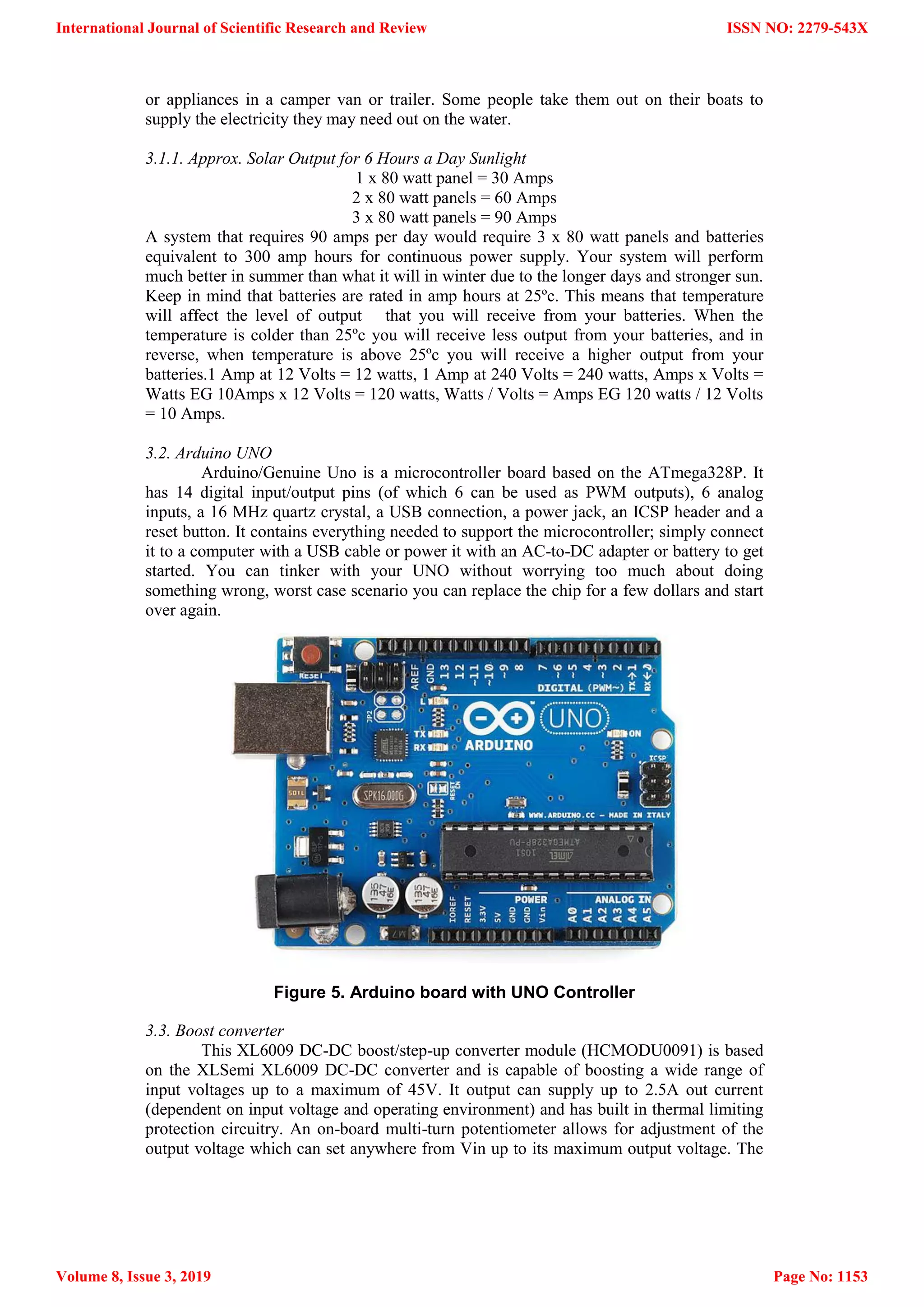 Design of Solar Power LED Lighting System using Horizontal Two-Axis Arduino Based Solar Tracking ...