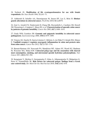 Role of life events in the presence of colon polyps among African ...