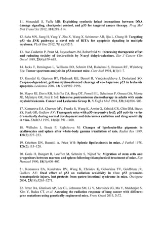 Functional p53 is required for rapid restoration of daunorubicin-induced lesions of the spleen | PDF