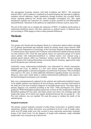 Multicentric and multifocal versus unifocal breast cancer: differences ...