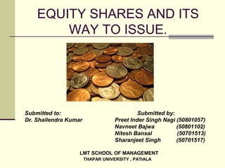equity-shares-ppt | PPT