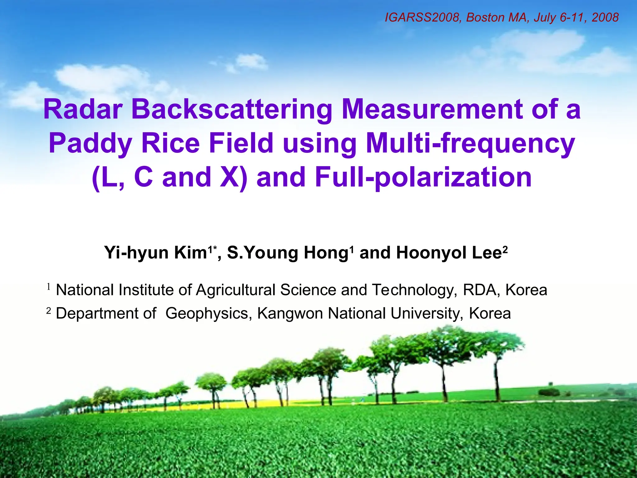 Radar Backscattering Measurement using SAR.ppt