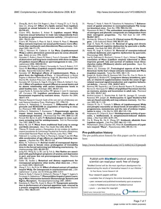 Benefits of Black Maca | PDF