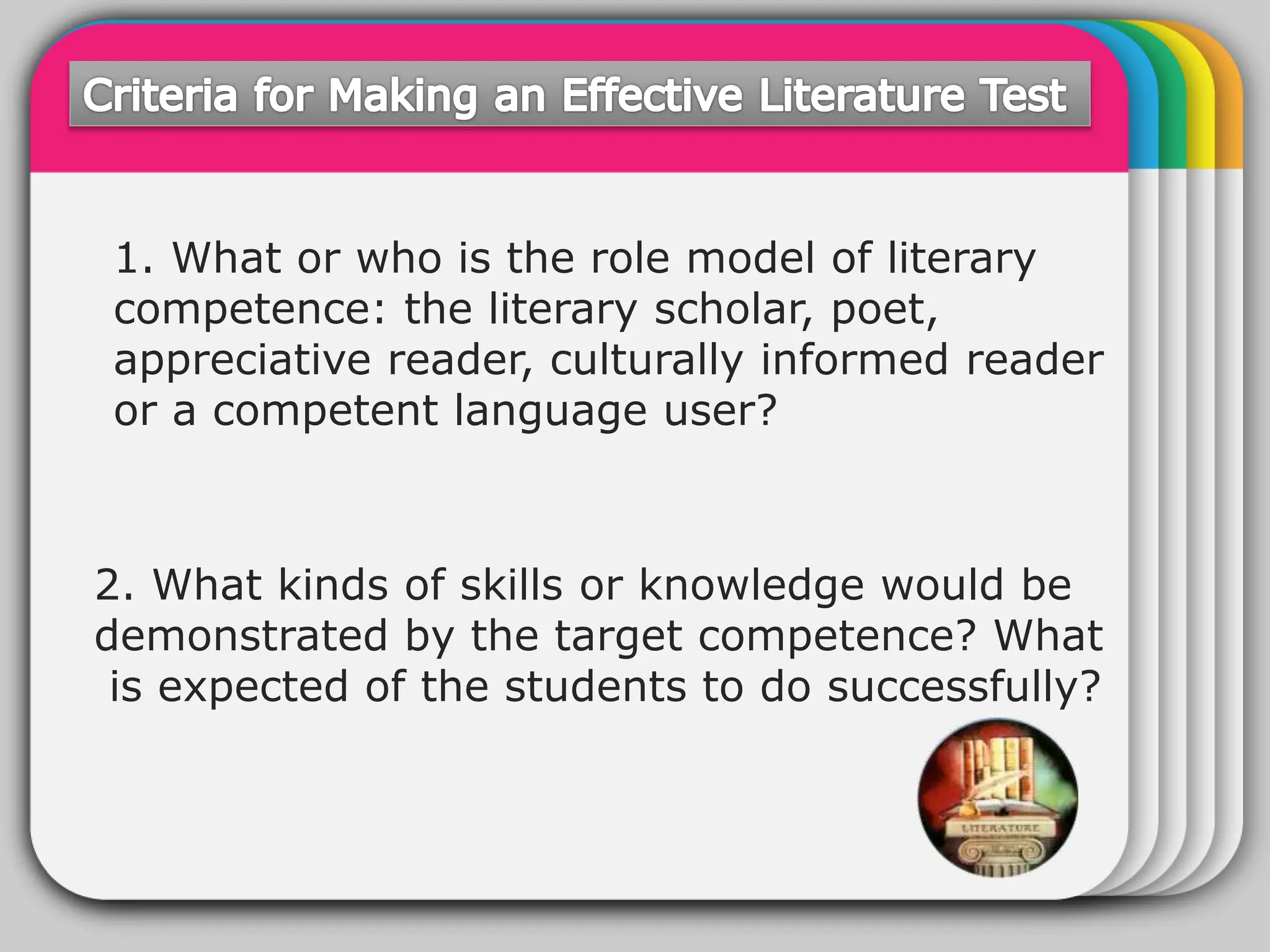 Literature/Literatura Assessment/Testing | PPTX