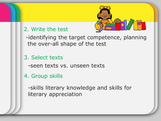 Literature/Literatura Assessment/Testing | PPT