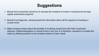 Awareness of Mutual Fund in Rajkot City | PPTX