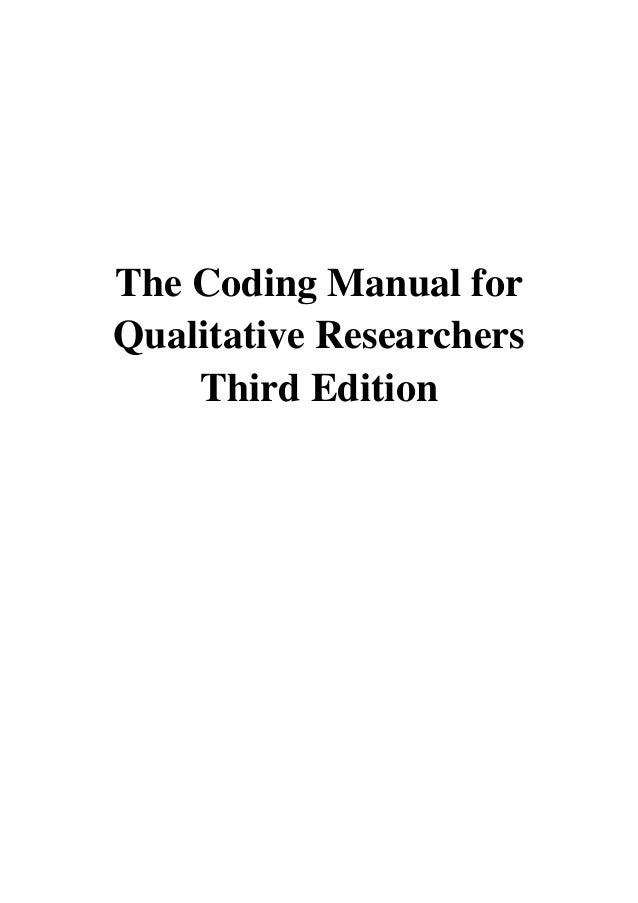 (2015) The Coding Manual for Qualitative Researchers Third Edition (P…