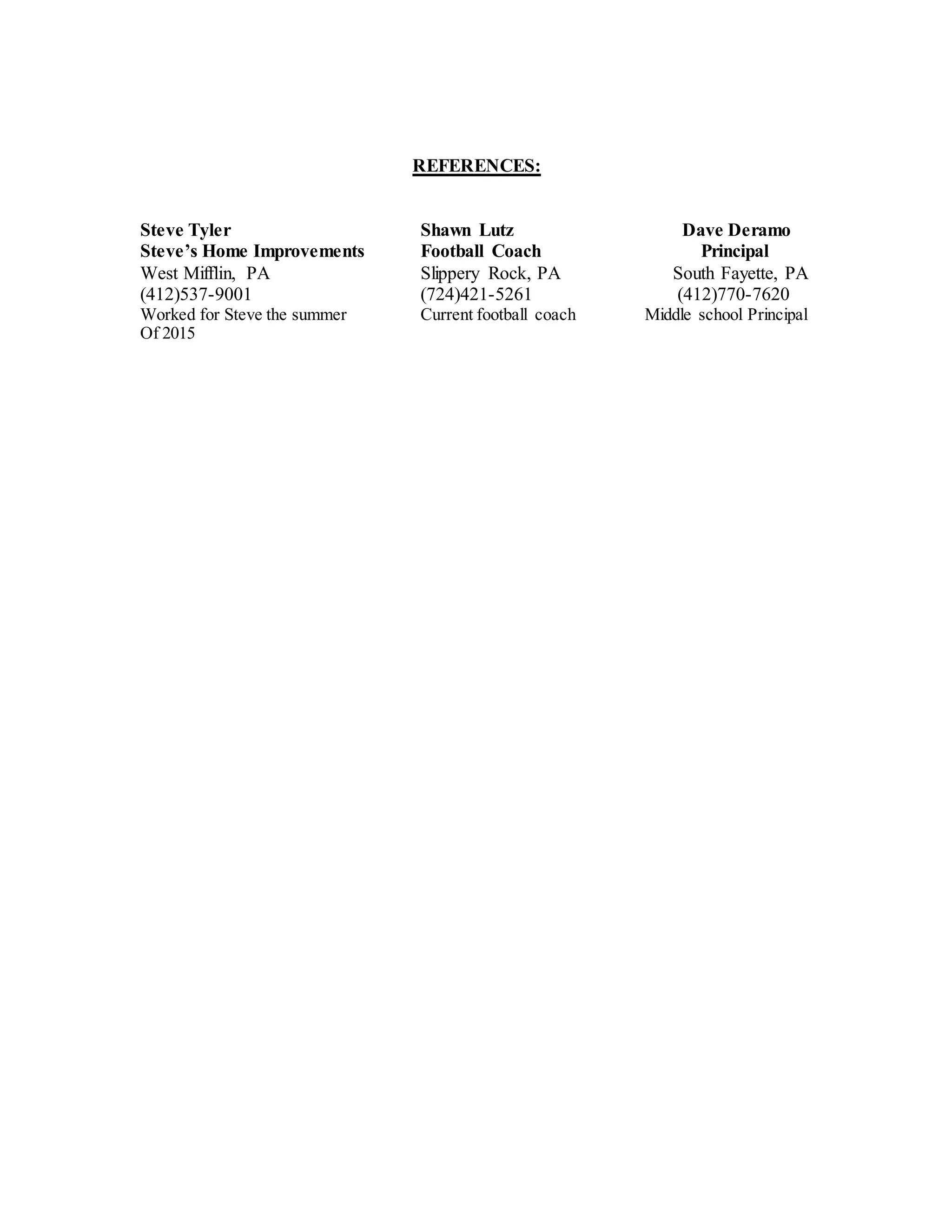 Marcus Martin Resume. | DOCX