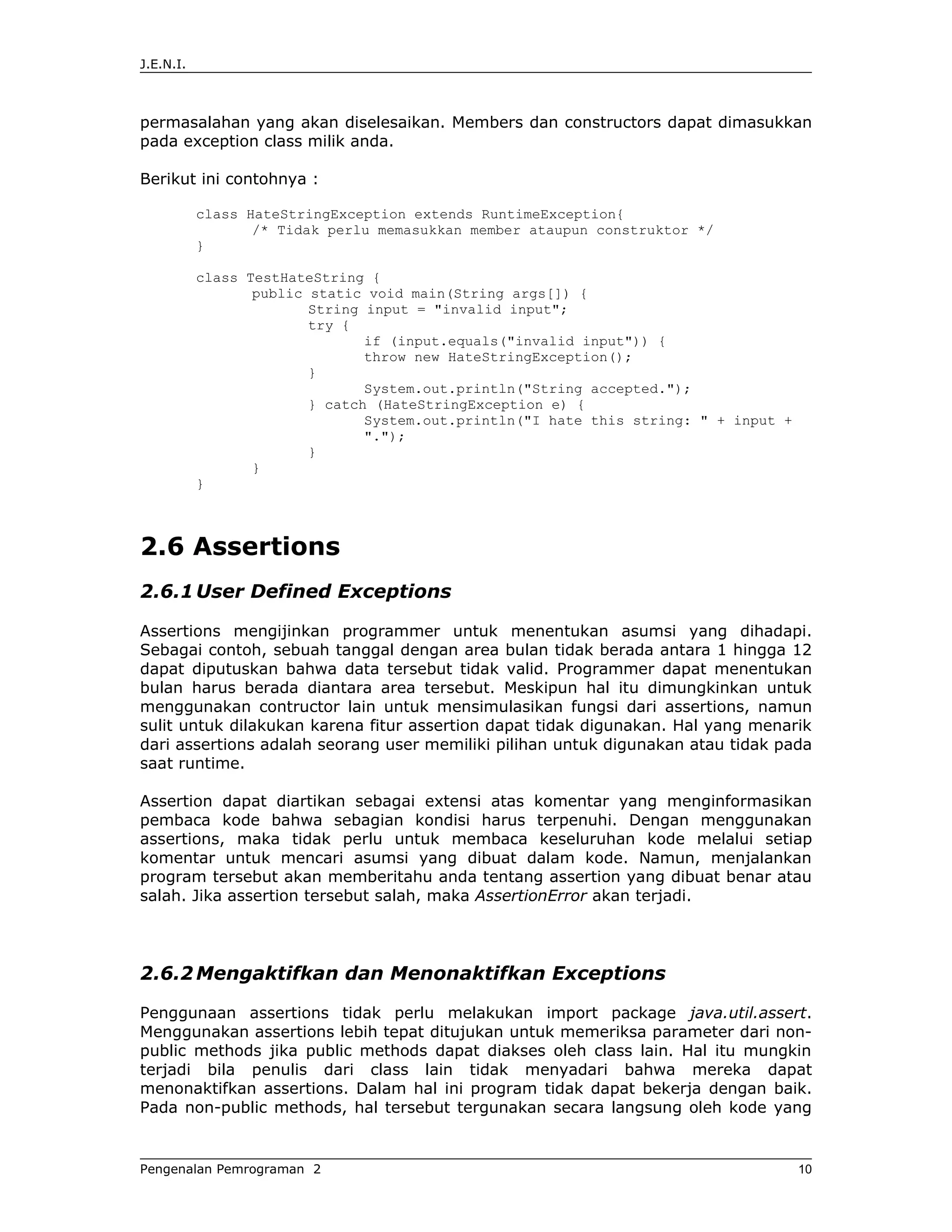 14741 9 exception & assertion | PDF