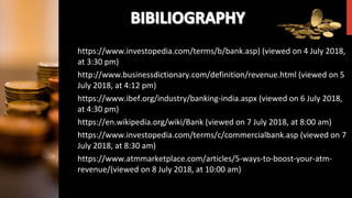 revenue resources of bank | PPT