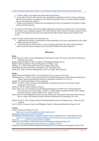 Credit Granting System of the Salary Loan Program of Specialized ...