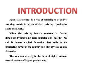 People As a resource for class 9th | PPTX