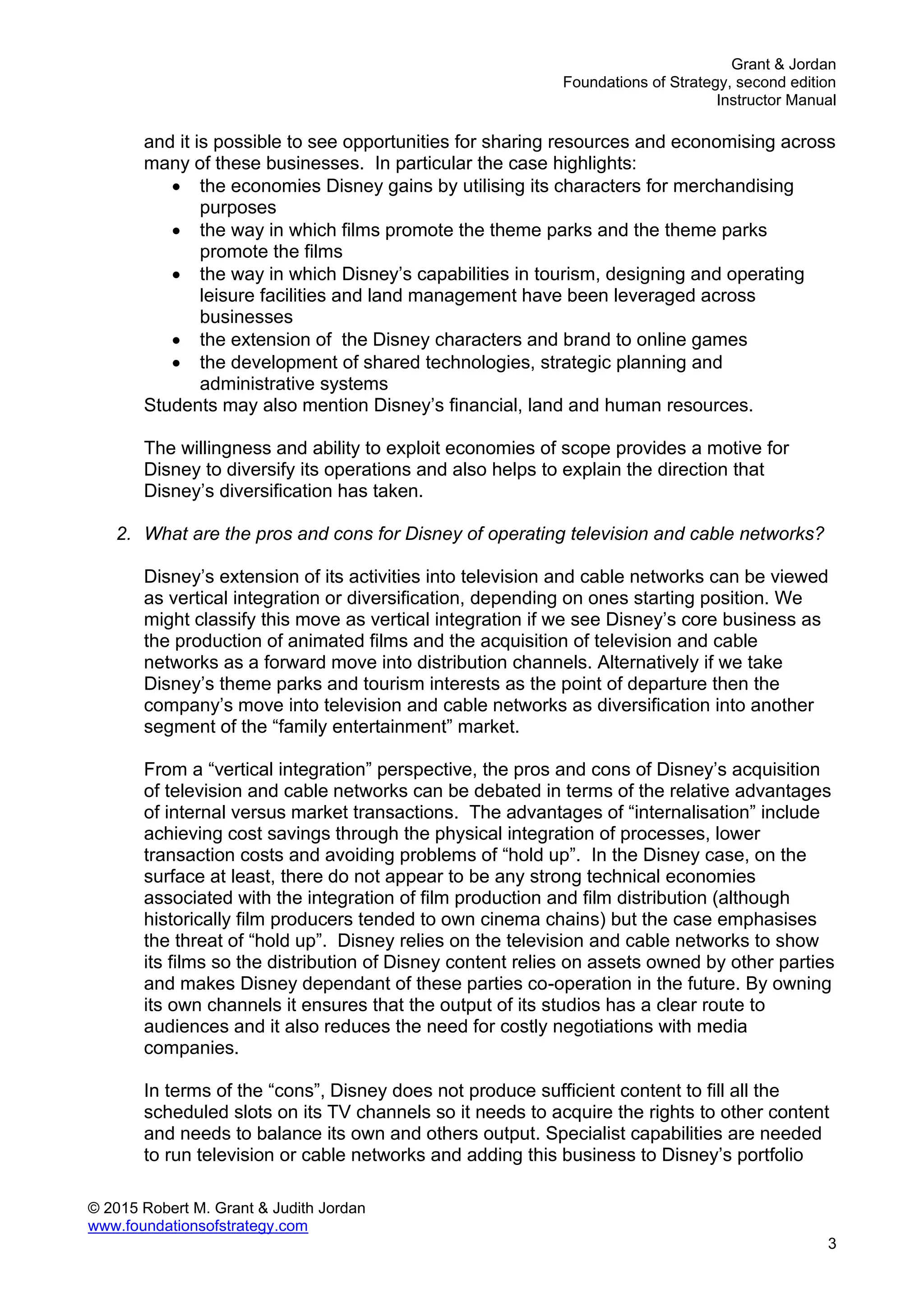 Foundations of Strategy 2nd Edition Grant Solutions Manual | PDF