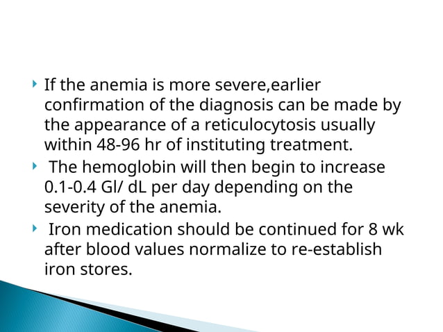 Anemia due to Iron deficiency- Dr. Majid Vafaiy | PPT