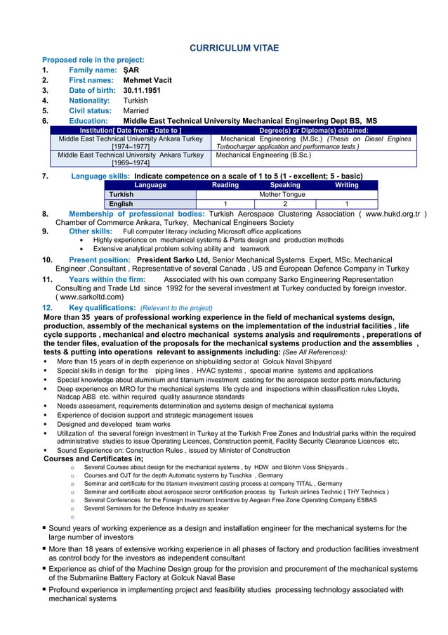 Vacit ŞAR CV for the _EU_project ) | DOC