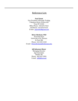 John Stich WORD Packet | DOCX