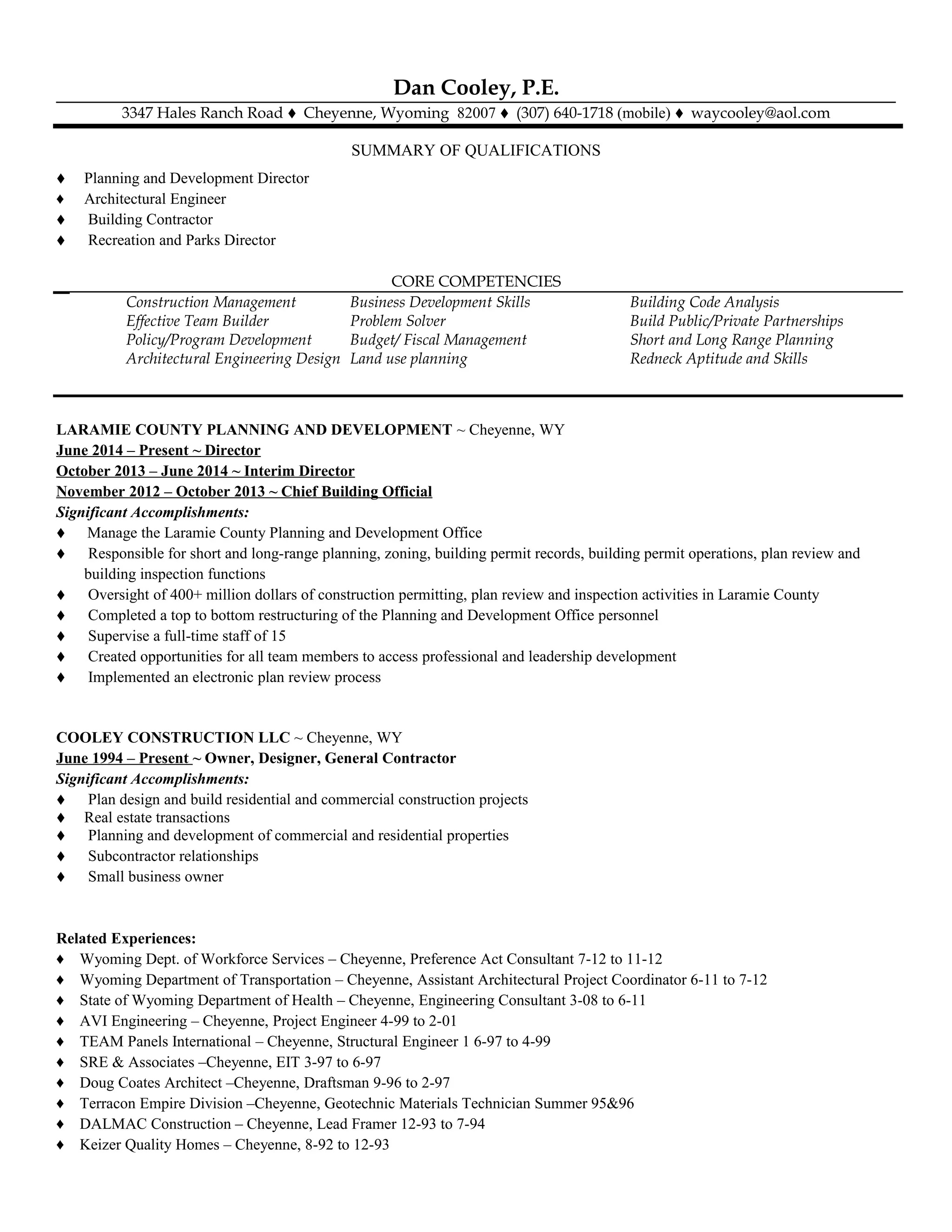 cooley resume 6-15 | PDF