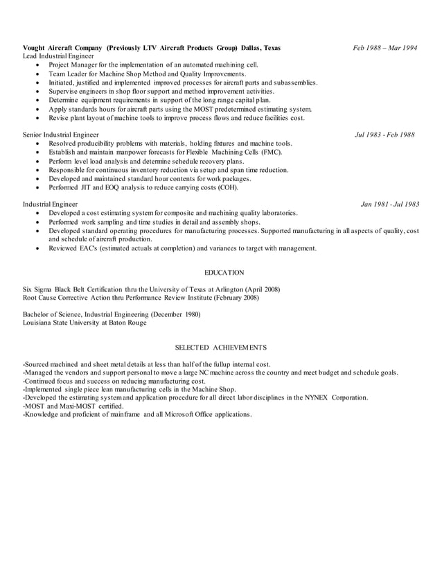 Joe Ragusa Resume | PDF