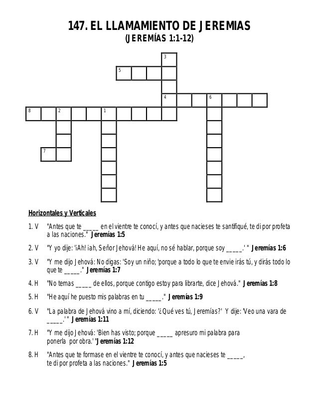 147 el llamamiento de jeremias