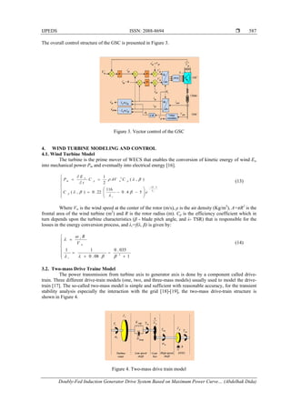 Doubly-Fed Induction Generator Drive System Based on Maximum Power Curve Searching using Fuzzy ...