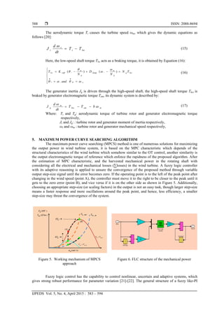 Doubly-Fed Induction Generator Drive System Based on Maximum Power Curve Searching using Fuzzy ...