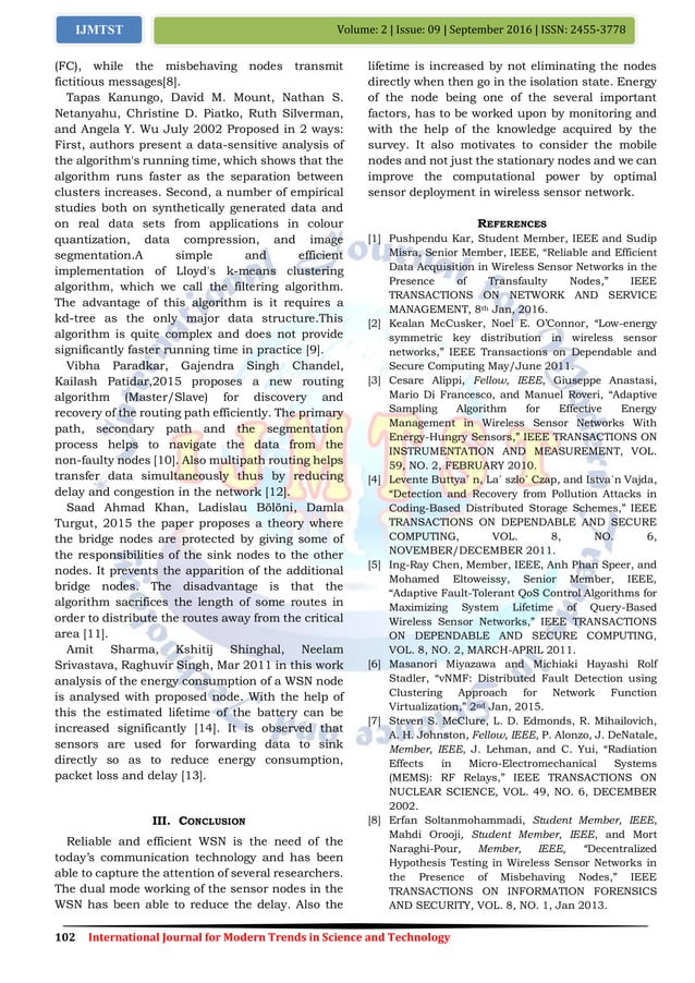 Reliable and Efficient Data Acquisition in Wireless Sensor Network | PDF