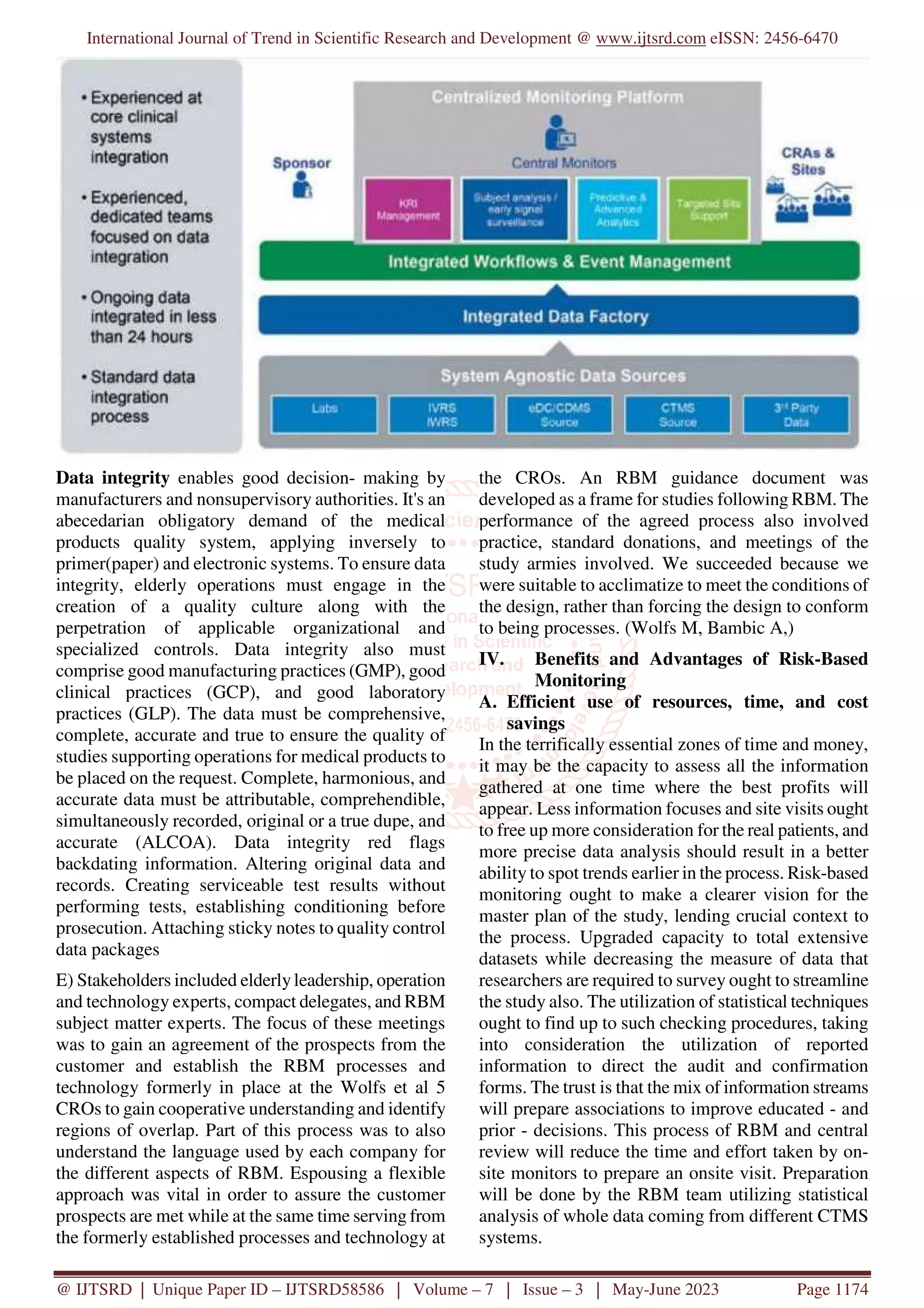 Overview of Risk Based Monitoring in Clinical Trial Processes | PDF