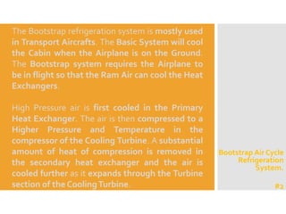 Bootstrap Air Refrigeration Cycle Presentation | PPTX