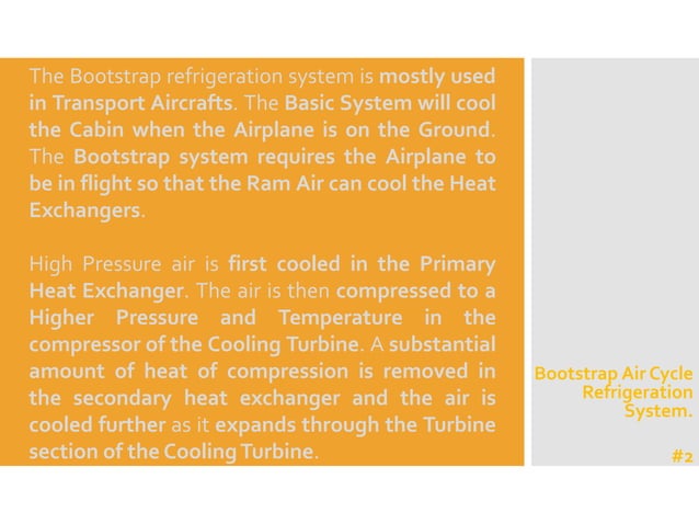 Bootstrap Air Refrigeration Cycle Presentation | PPTX | Technology ...