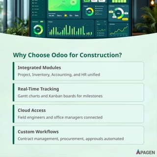 Transform Your Construction Business with Odoo ERP | PPTX