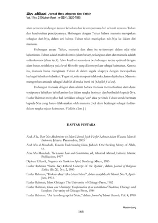 Maraimbang Daulay - etika alquran menurut fazlur rahman | PDF