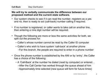 148 Call Center Call Back Options | PPT