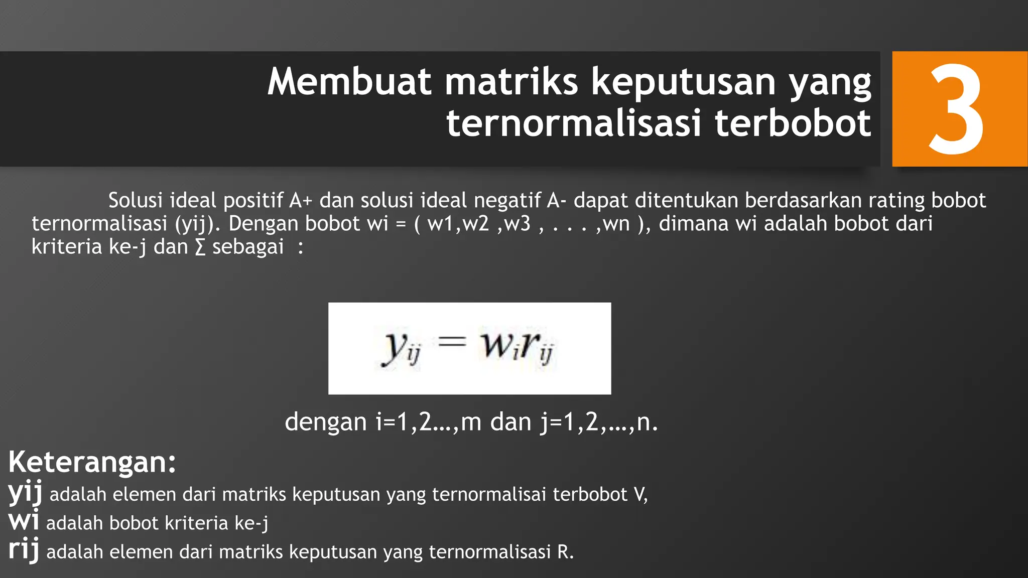 Sistem pendukung keputusan metode topsis .ppt
