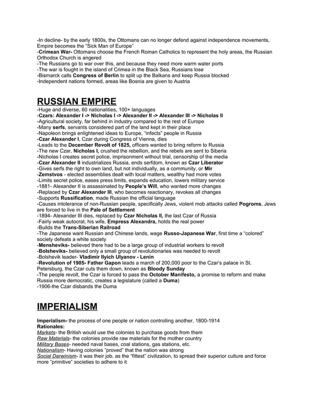 148210465 world-history-final-study-guide | PDF