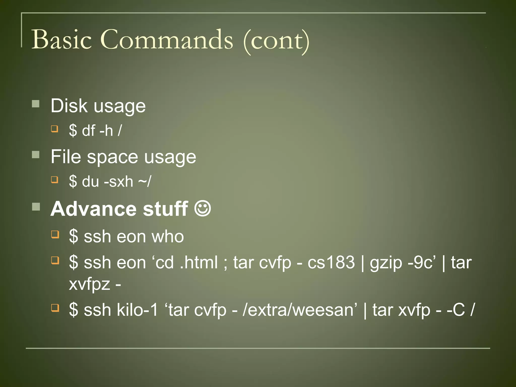 Linux Basics | PPT