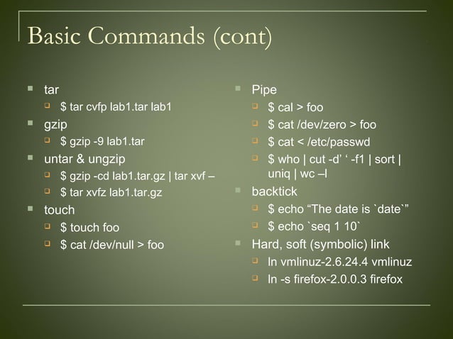 Linux Basics | PPT