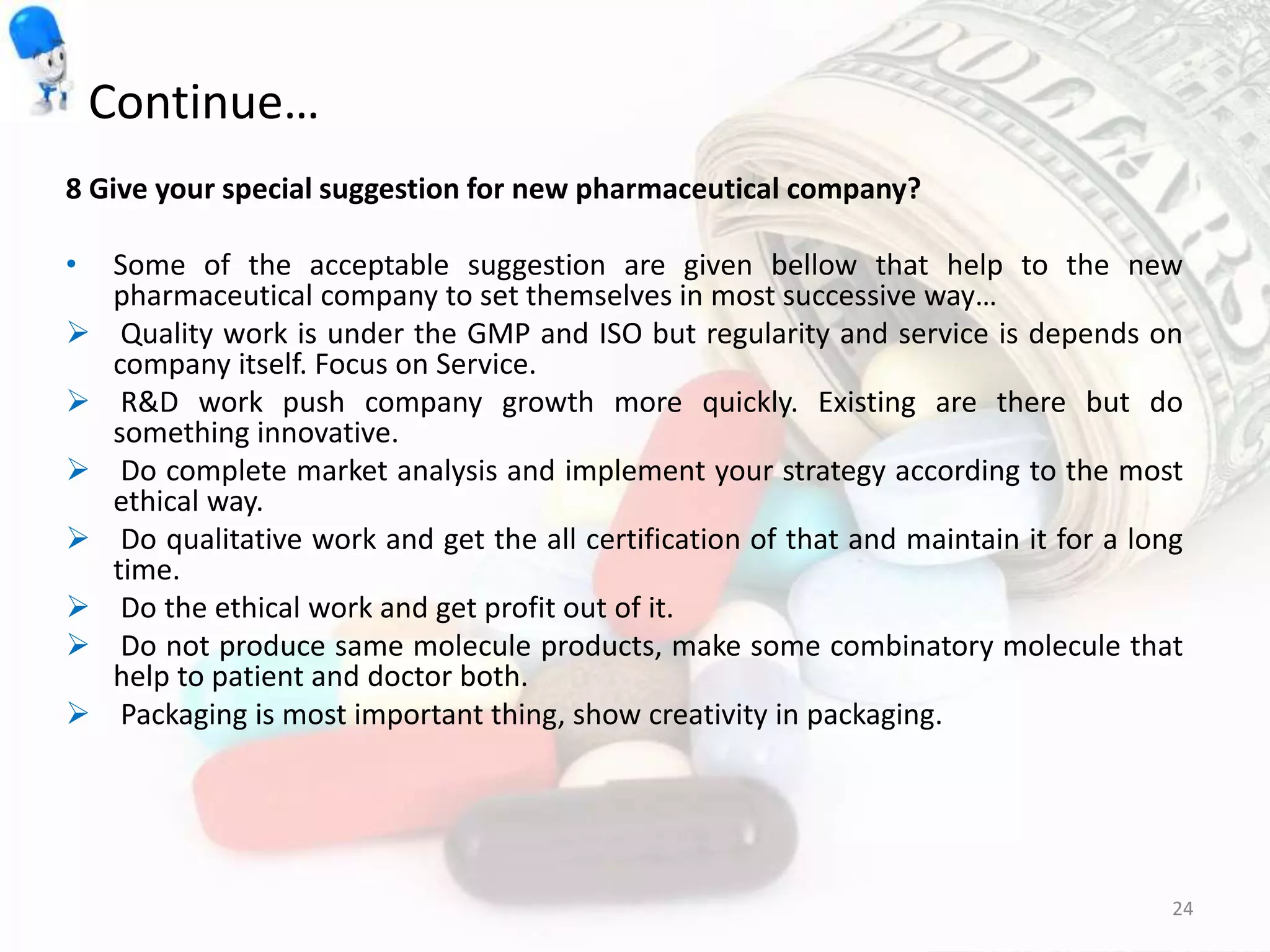 “SWOT ANALYSIS OF NEW PHARMACEUTICAL COMPANY” | PPTX