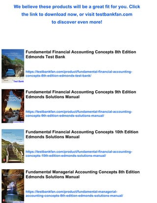 Fundamental Financial Accounting Concepts 8th Edition Edmonds Solutions ...