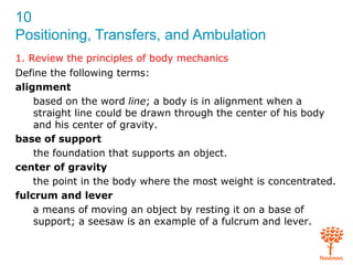 position, transfer and ambulation | PPT