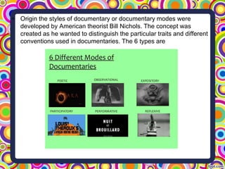 Types of documentaries | PPT