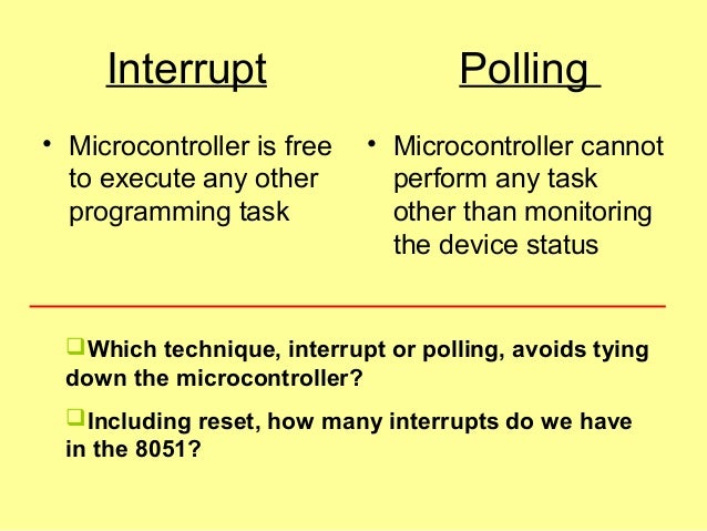 Interrupt programming with 8051 microcontroller Interrupt programming with 8051 microcontroller