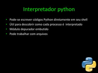 Apresentando a Linguagem de Programação Python | PPT