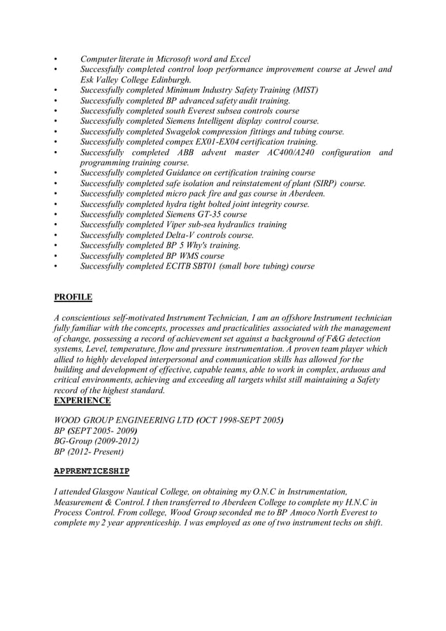 MarkBoshellCV 2015(new) | DOCX