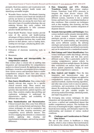 Clinical Data Science and its Future | PDF